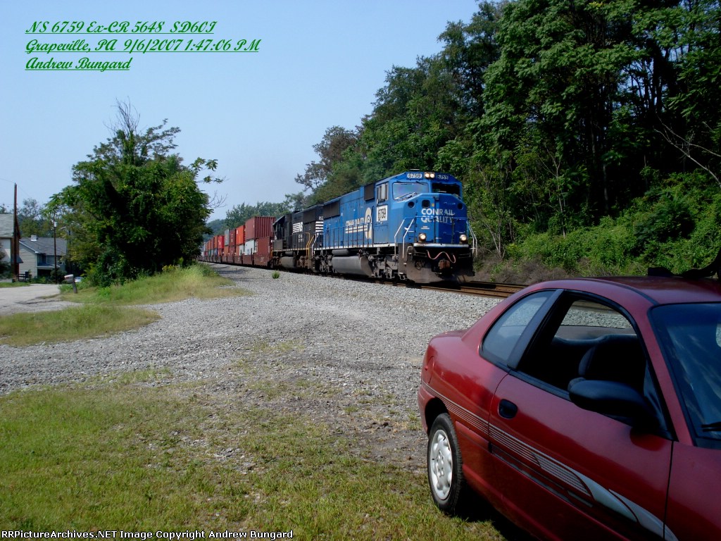 NS 6759 Ex-CR 5648 SD60I Sept 6, 2007